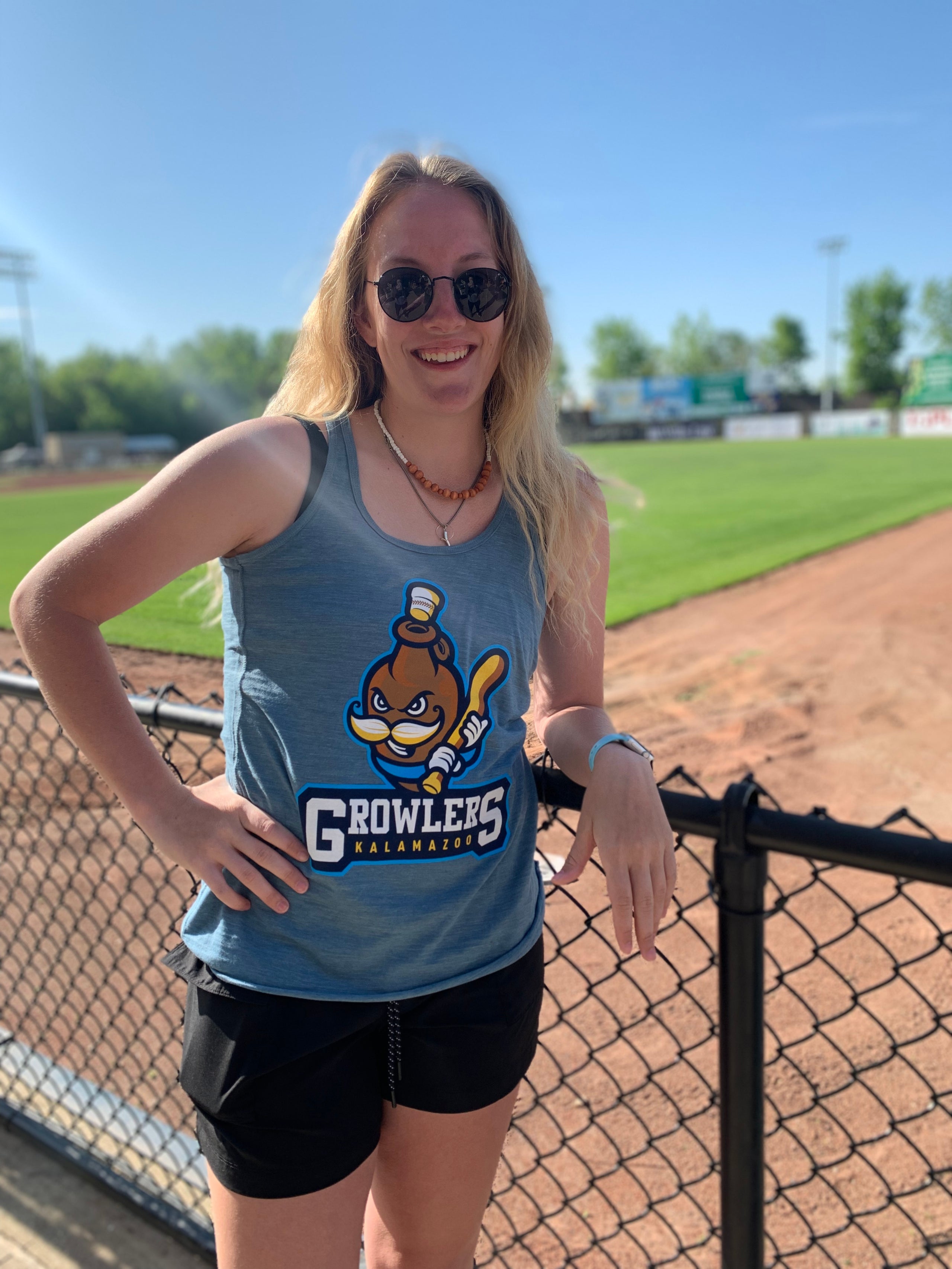 Alternate Logo Ladies Tank | Kalamazoo Growlers