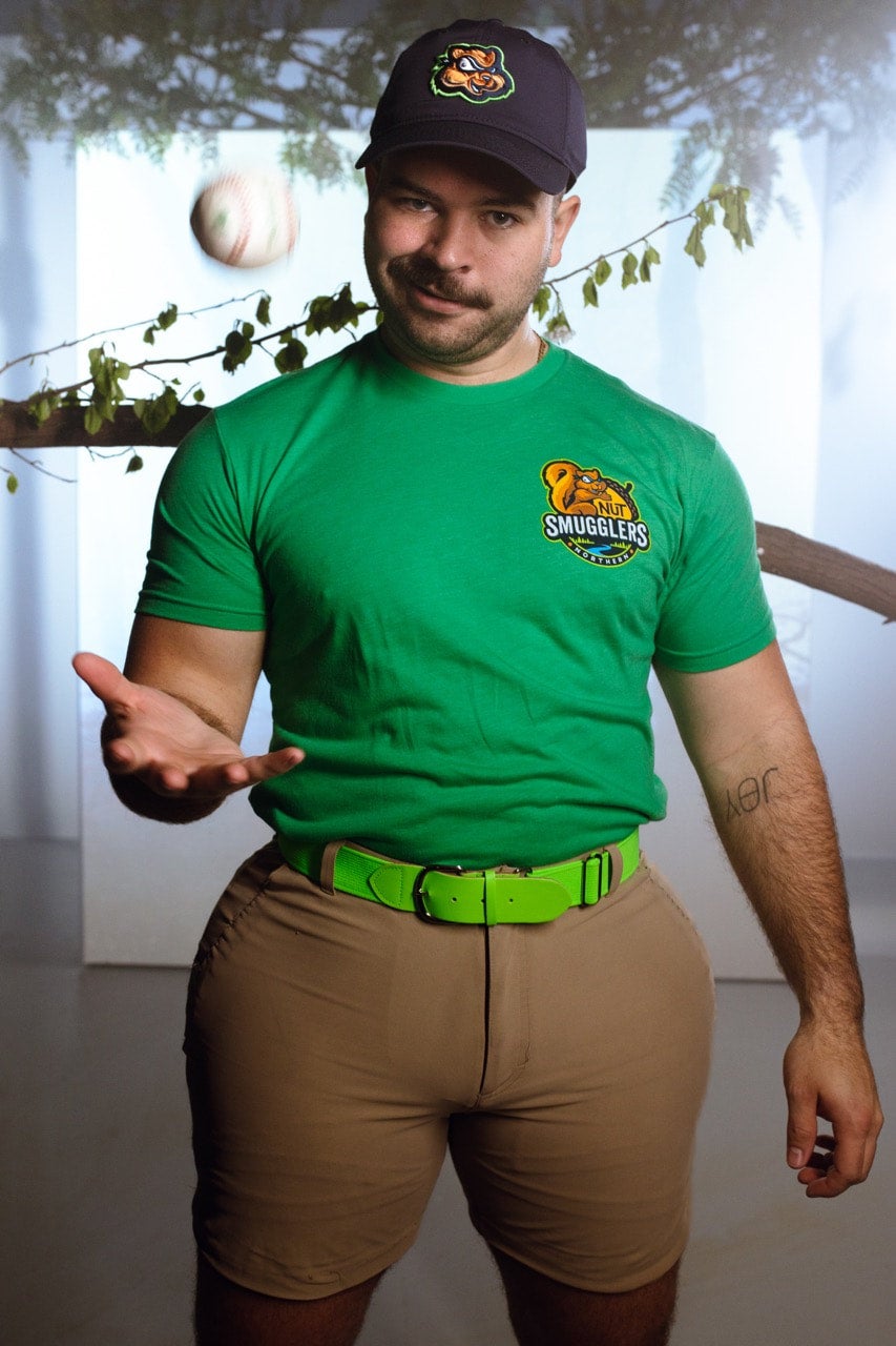 Green Warning May Contain Nuts Nut Smugglers T Shirt Kalamazoo Growlers